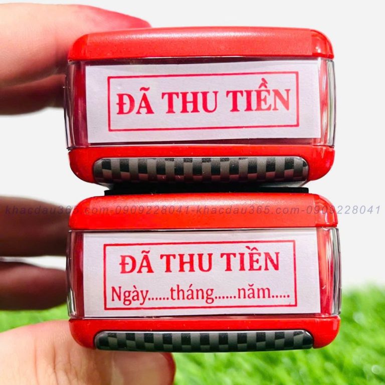 CON DẤU ĐÃ THU TIỀN - GIÁ 80K CÓ SẴN - Giao Hàng Tận Nơi