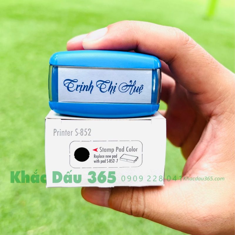 Con Dấu Tên Mẫu Chữ Tridico - Khắc Con Dấu Lấy Liền - Làm Con Dấu Giá Rẻ