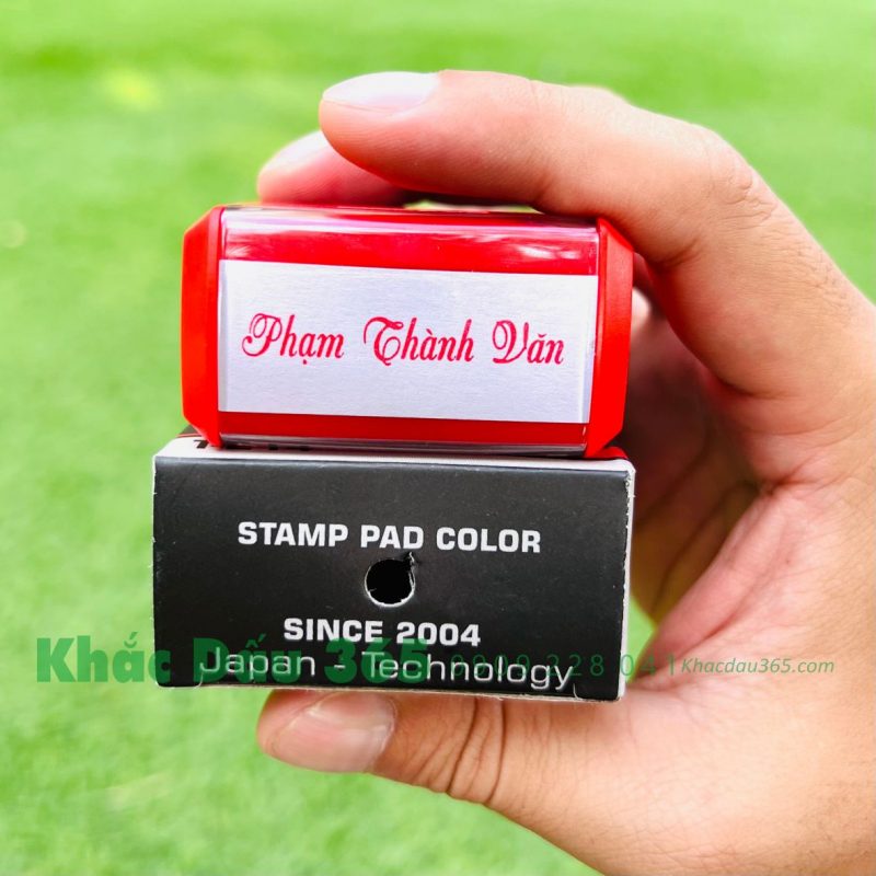 Con Dấu Tên Mẫu Chữ Tridico - Khắc Con Dấu Lấy Liền - Làm Con Dấu Giá Rẻ