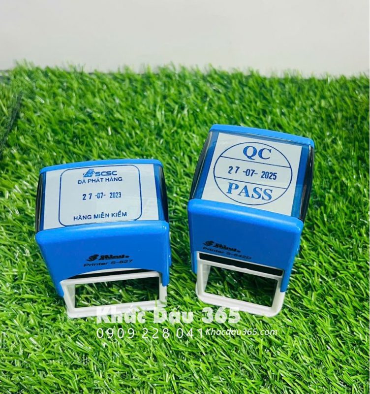 Khắc con dấu QC PASS chất lượng cao, giá rẻ