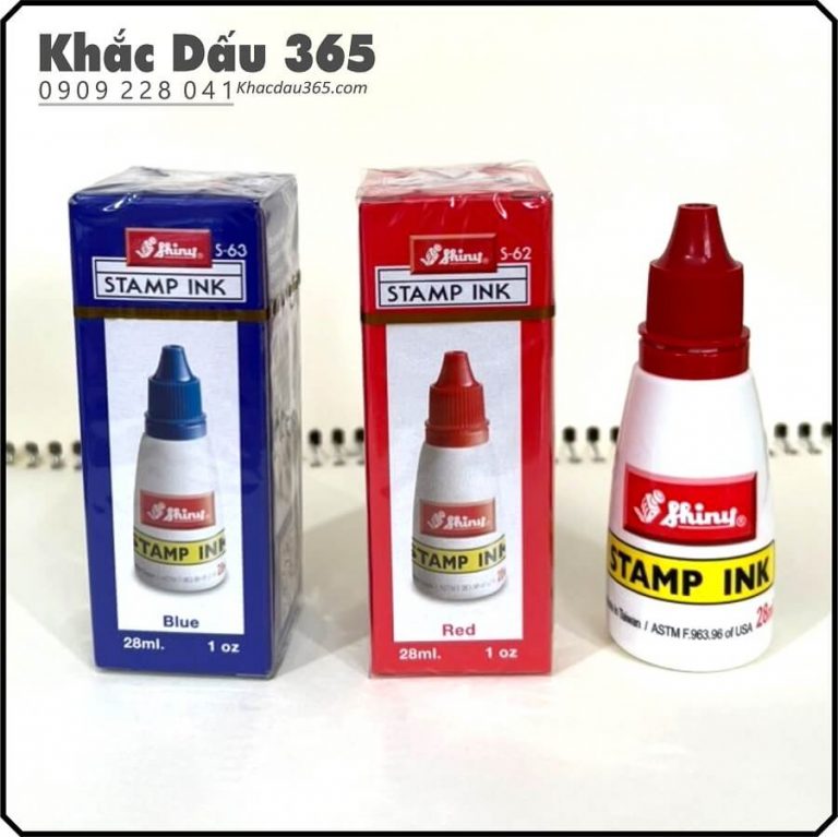 Mực Châm Con Dấu Công Ty - Khắc Con Dấu Lấy Liền - Làm Con Dấu Giá Rẻ