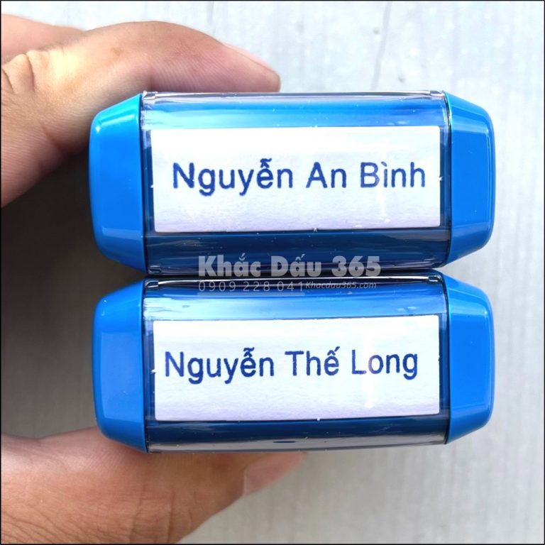 Con Dấu Tên Kiểu Chữ Thẳng - Khắc Con Dấu Lấy Liền - Làm Con Dấu Giá Rẻ