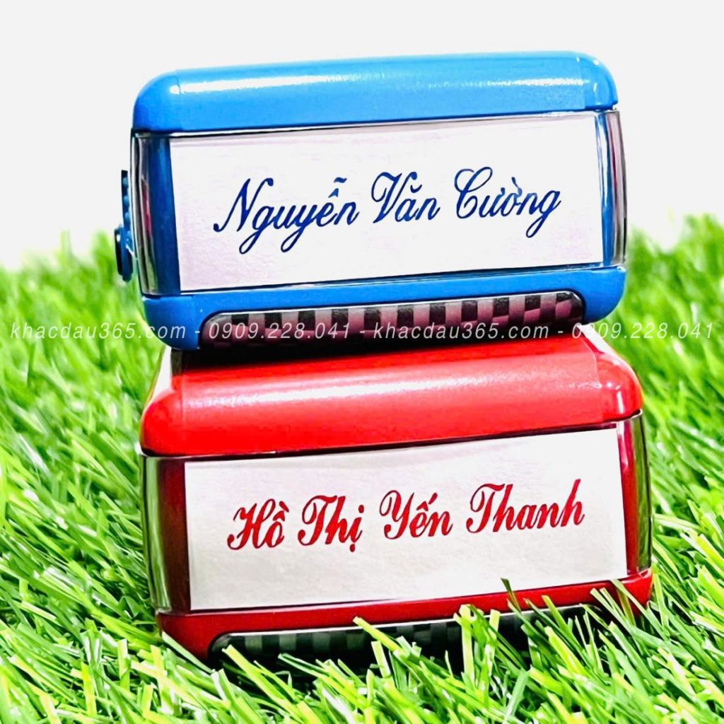 Khắc Dấu Tên Lấy Liền, Giá Rẻ - Bảng Giá Làm Con Dấu Tên